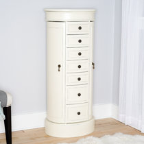 White Jewelry Armoires You ll Love Wayfair